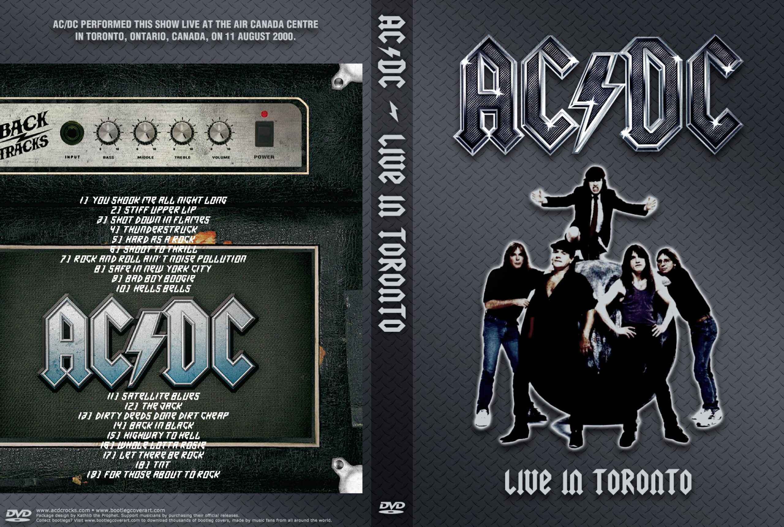 ACDC 2000-08-11 Toronto Canada DVD – Rock Concert DVD's