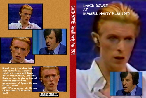 David Bowie (Russel Harty Plus 1975) DVD | Rock Concert DVD's
