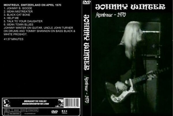 Johnny Winter 1970 Montreux, Switzerland DVD – Rock Concert DVD's