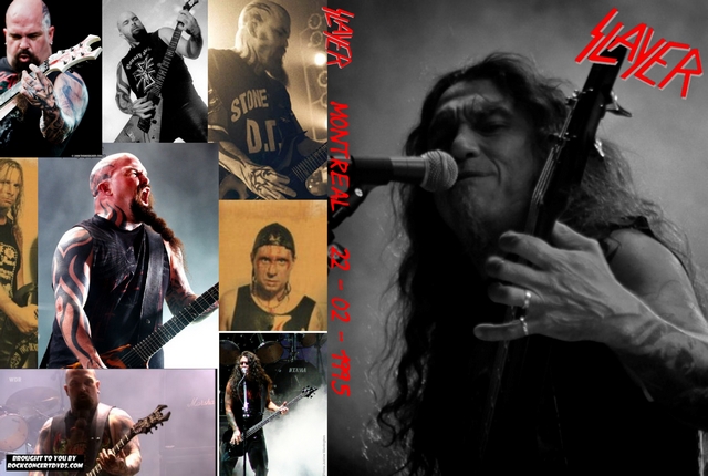 Slayer 1995-02-22 City Of Verdun Auditorium, Montreal, QC DVD | Rock ...