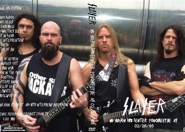 Slayer 1995-02-28 Mid-Hudson Civic Center, Poughkeepsie, NY 2 DVD ...