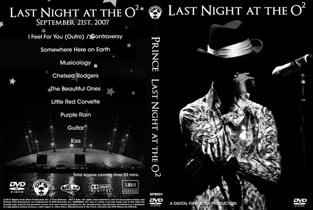 Prince Last Night At The O2, London, UK DVD | Rock Concert DVD's