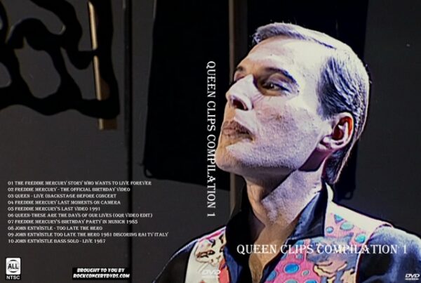 Queen Clips Compilation 1 DVD – Rock Concert DVD's