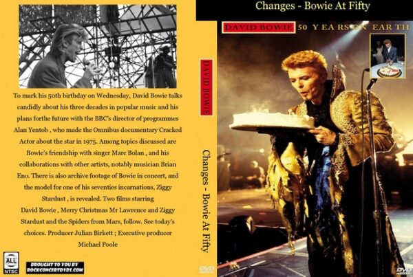 David Bowie 1997 Bowie At Fifty BBC Documentary DVD – Rock Concert DVD's