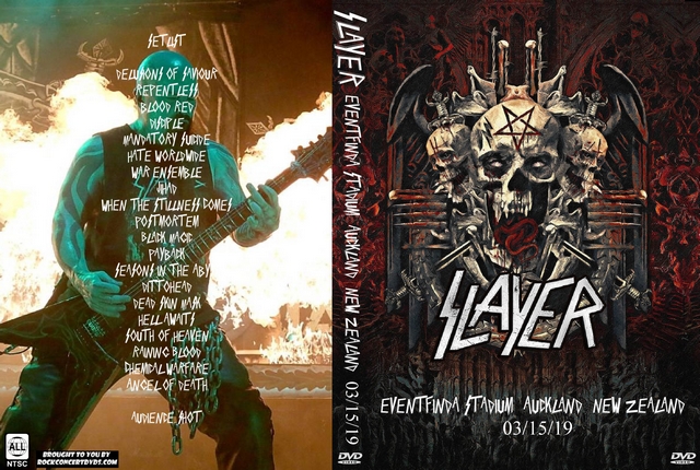 Slayer 2019-03-15 Eventfinda Stadium, Auckland, New Zealand DVD – Rock ...