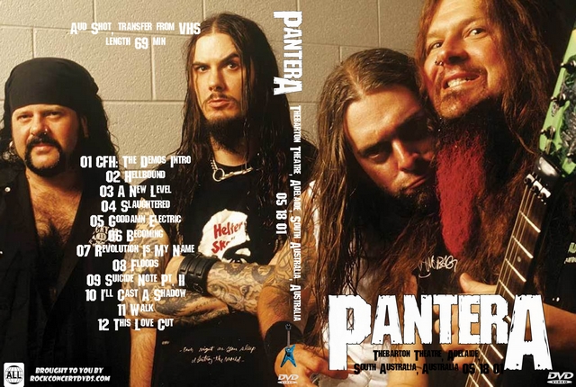 Pantera 2001-05-18 Thebarton Theatre, Adelaide, South Australia ...