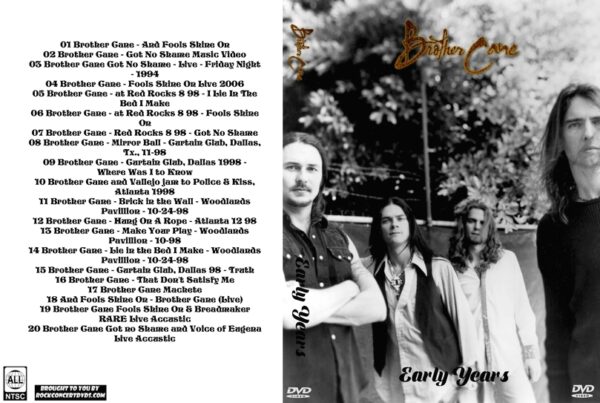 Brother Cane Early Years DVD – Rock Concert DVD's