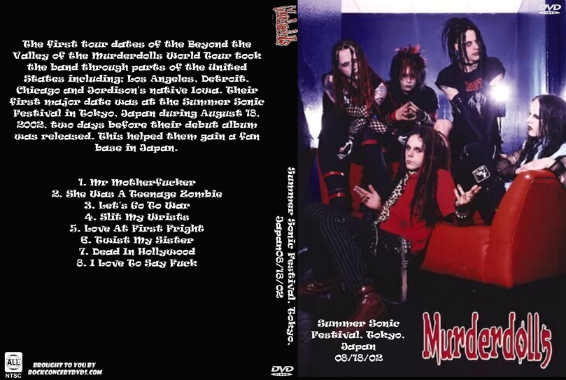 Murderdolls 2002-08-18 Summer Sonic Festival, Tokyo, Japan DVD | Rock ...