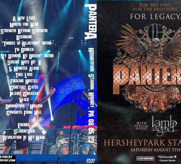 Pantera 2023-08-05 Hersheypark Stadium, Hershey, PA DVD | Rock Concert ...